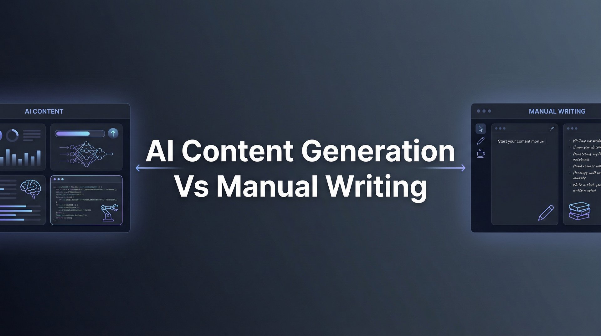 AI Content Generation Vs Manual Writing: 7 Strategies