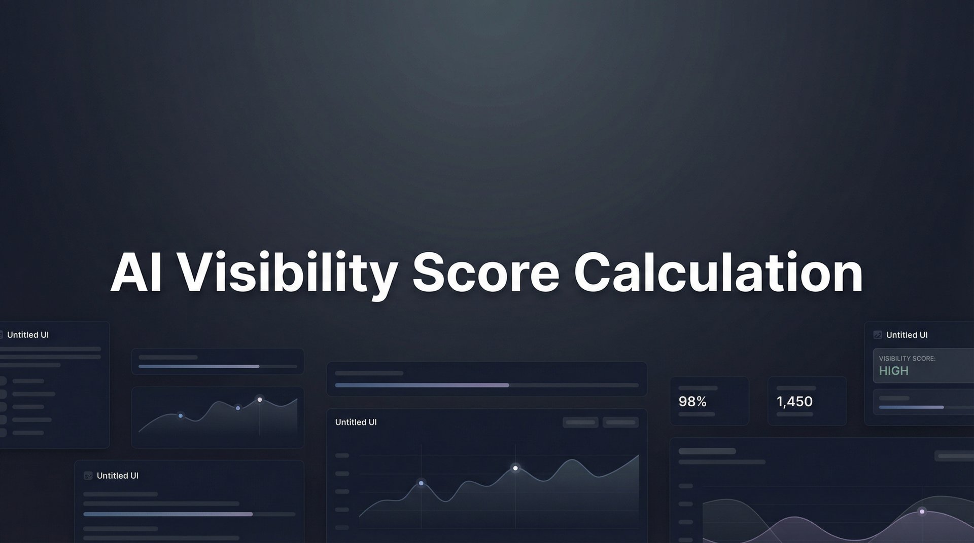 AI Visibility Score Calculation: Complete Guide 2026
